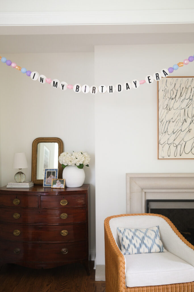 DIY Friendship Bracelet Banner for a Taylor Swift Party