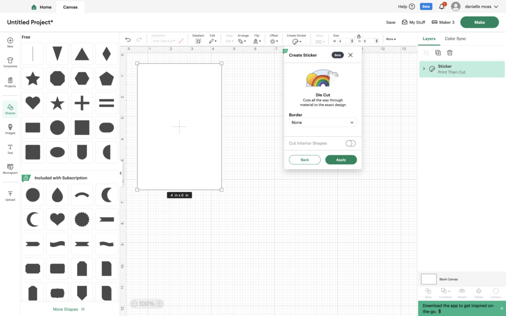 How to Make Stickers With a Cricut for Beginners – Danielle Moss